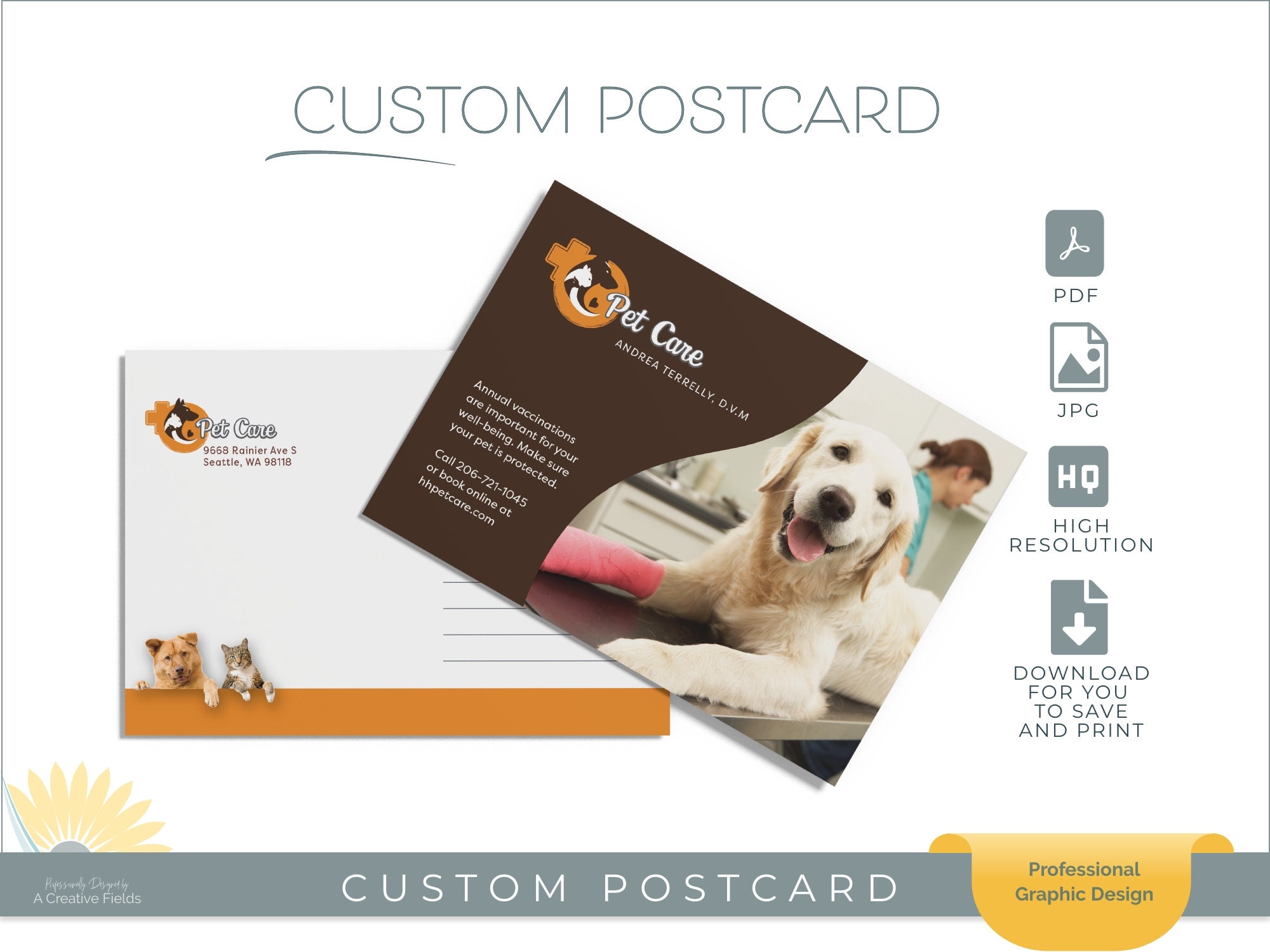 Custom Postcards Custom Card Custom Thank You Cards Mailer - Etsy