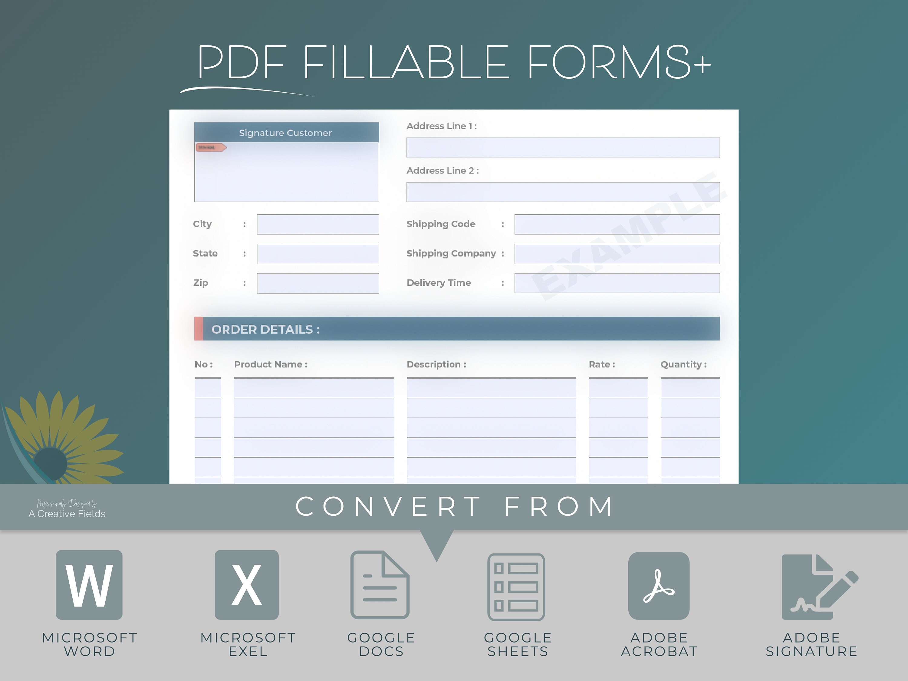 PDF Fillable Forms Plus+ - Etsy