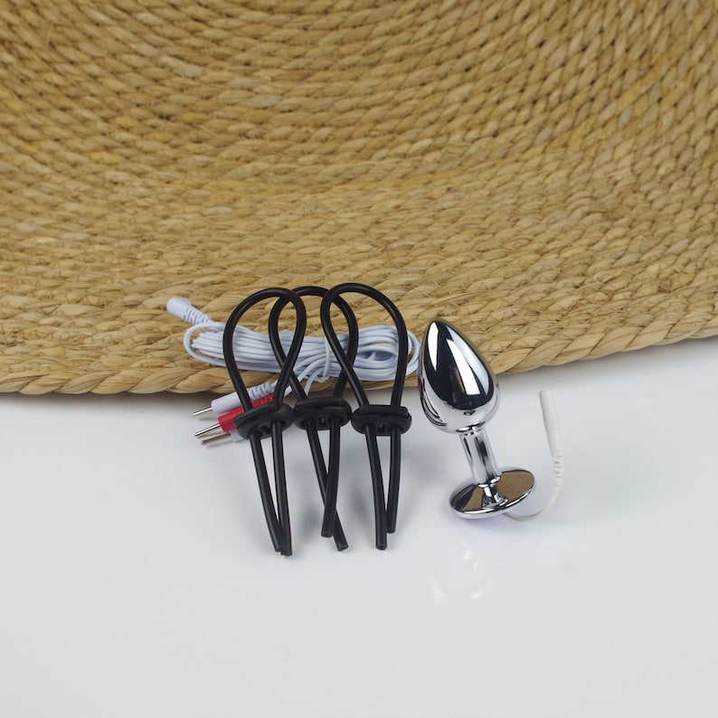 E Stim Short Catheter Urethral Sound With Electrodes Butt Plug ...