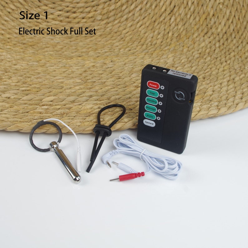 12mm Smooth Electro Penis Plug Electric Shock Set Stainless Steel ...