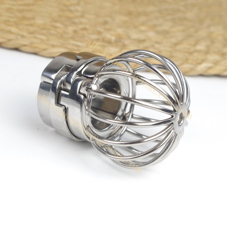 Gravity Stretch Scrotum Testicle Chastity Cage Customizable Stainless Steel Male Testis Stretch
