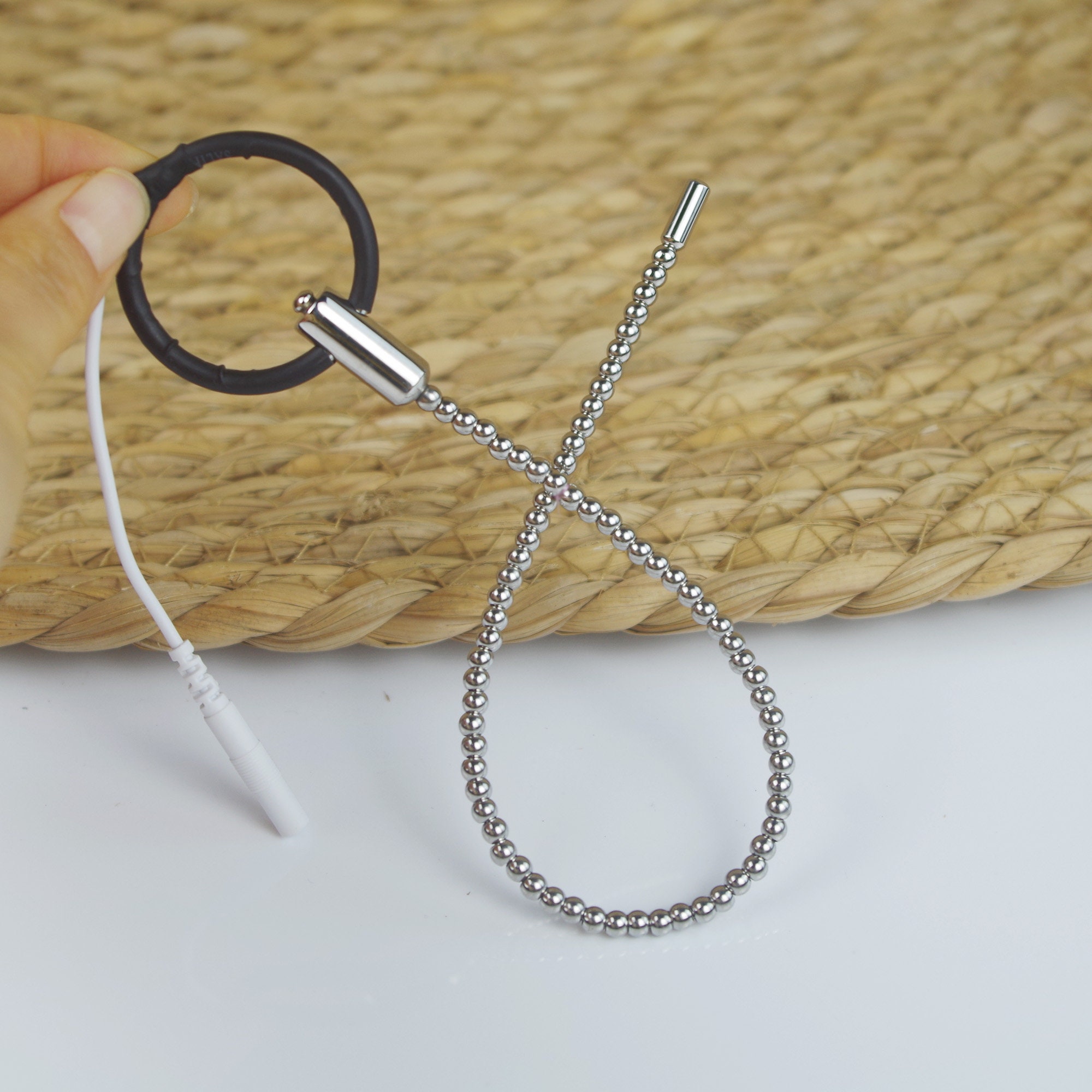 E-stim Urethral Sound Beading, Stainless Steel Ultra-fine Electrastim ...