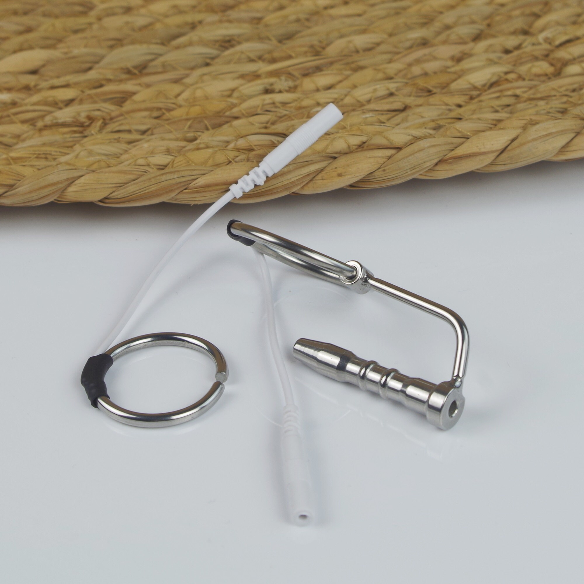 E Stim Short Catheter Urethral Sound With Electrodes Butt Plug ...