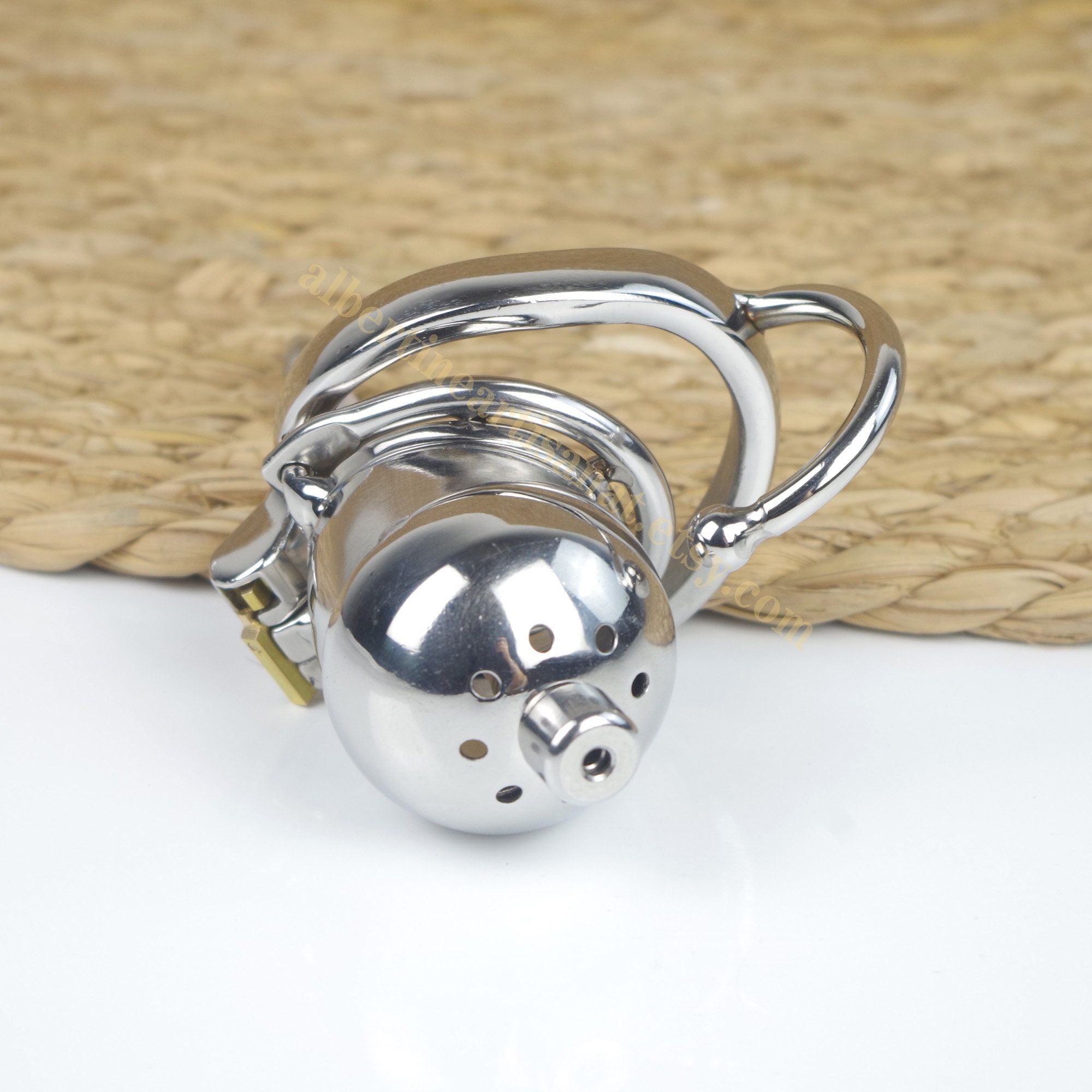 Customization Chastity Device Stainless Steel Penis Cage With Urethral