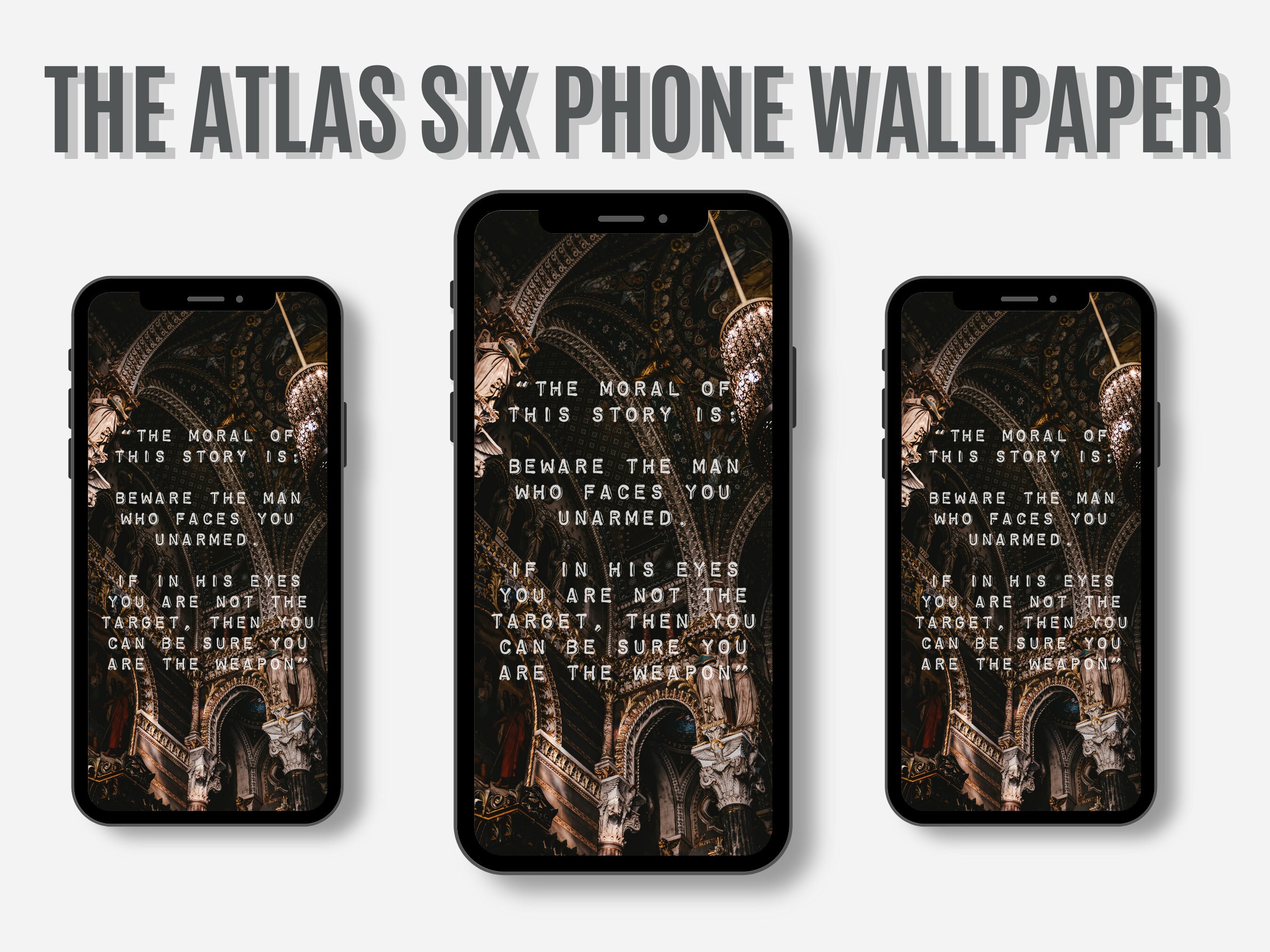 The Atlas Six iPhone and iPad Wallpaper Inspired by Olivie - Etsy