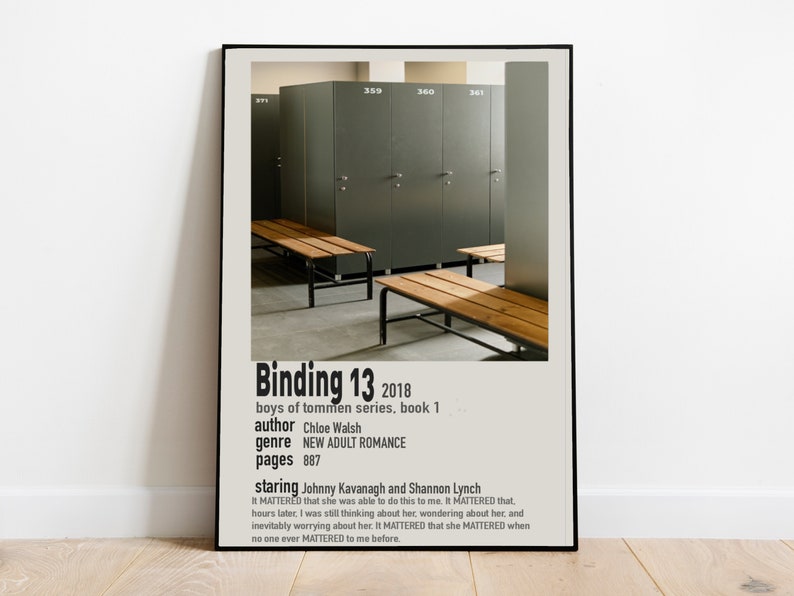 Binding 13 Polaroid Poster Aesthetic Book Poster Boys of - Etsy