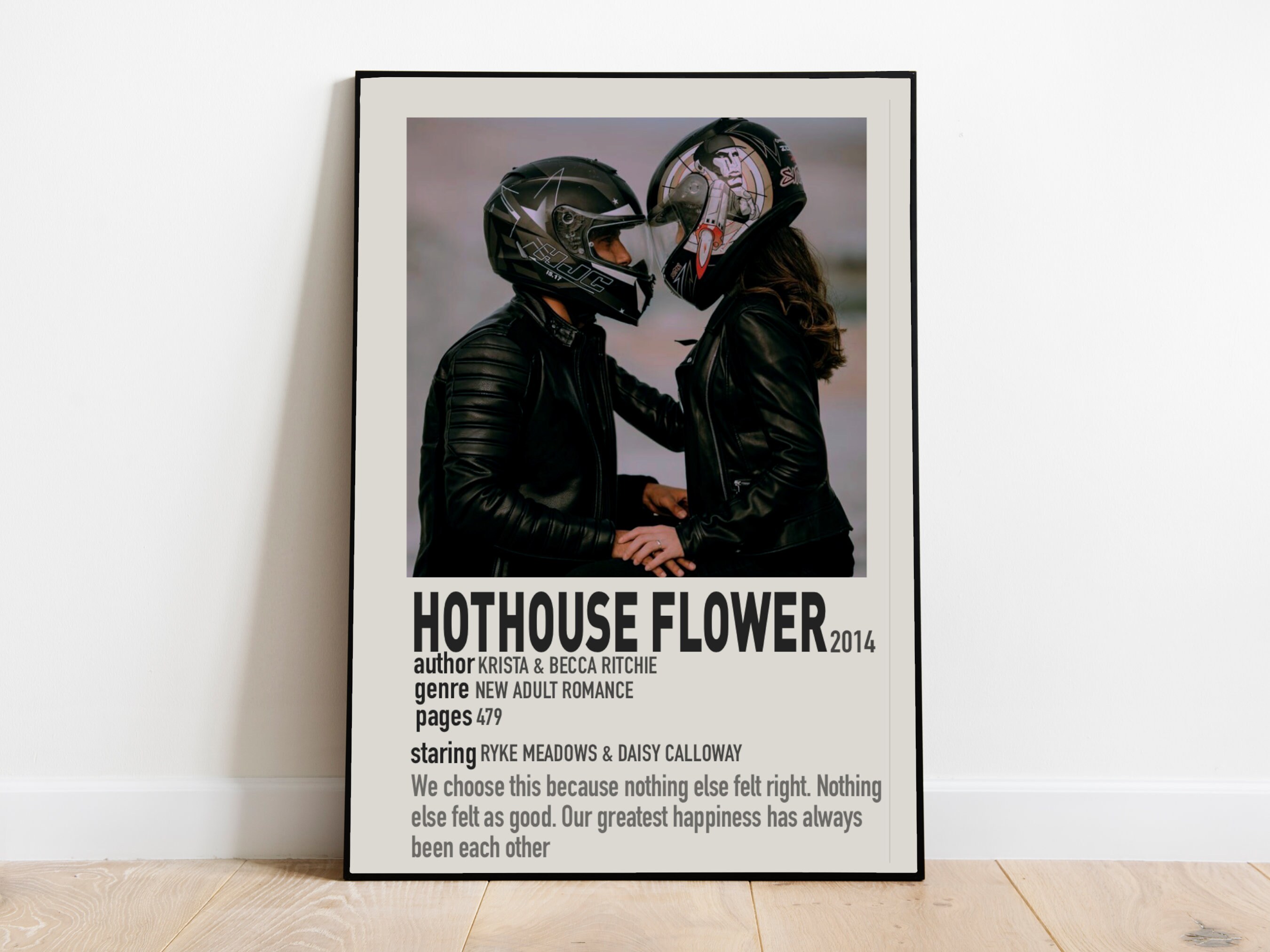 Hothouse Flower Polaroid Poster, Aesthetic Book Poster, Ryke Meadows ...