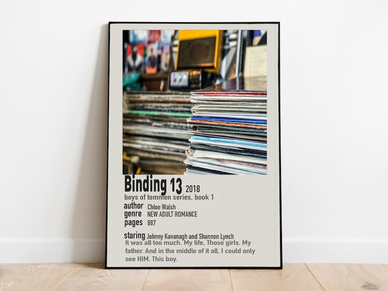 Binding 13 Polaroid Poster, Aesthetic Book Poster, Boys of Tommen, Cloe ...