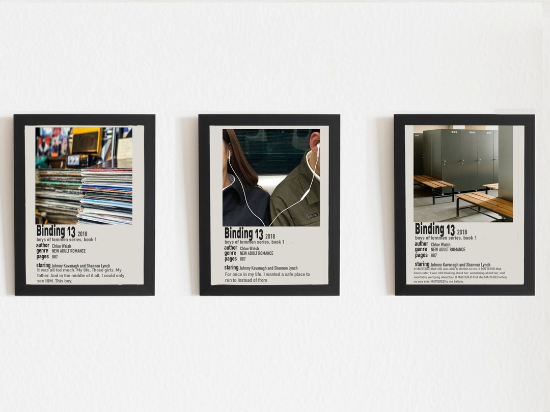 Binding 13 Polaroid Poster Aesthetic Book Poster Boys of - Etsy