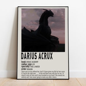 Zodiac Academy Polaroid Poster: Celestial Heirs Book Art (digital ...