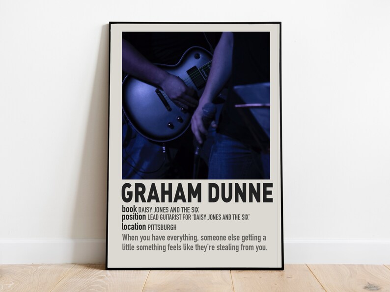 Daisy Jones Polaroid Poster: Band Six Character Prints (digital ...