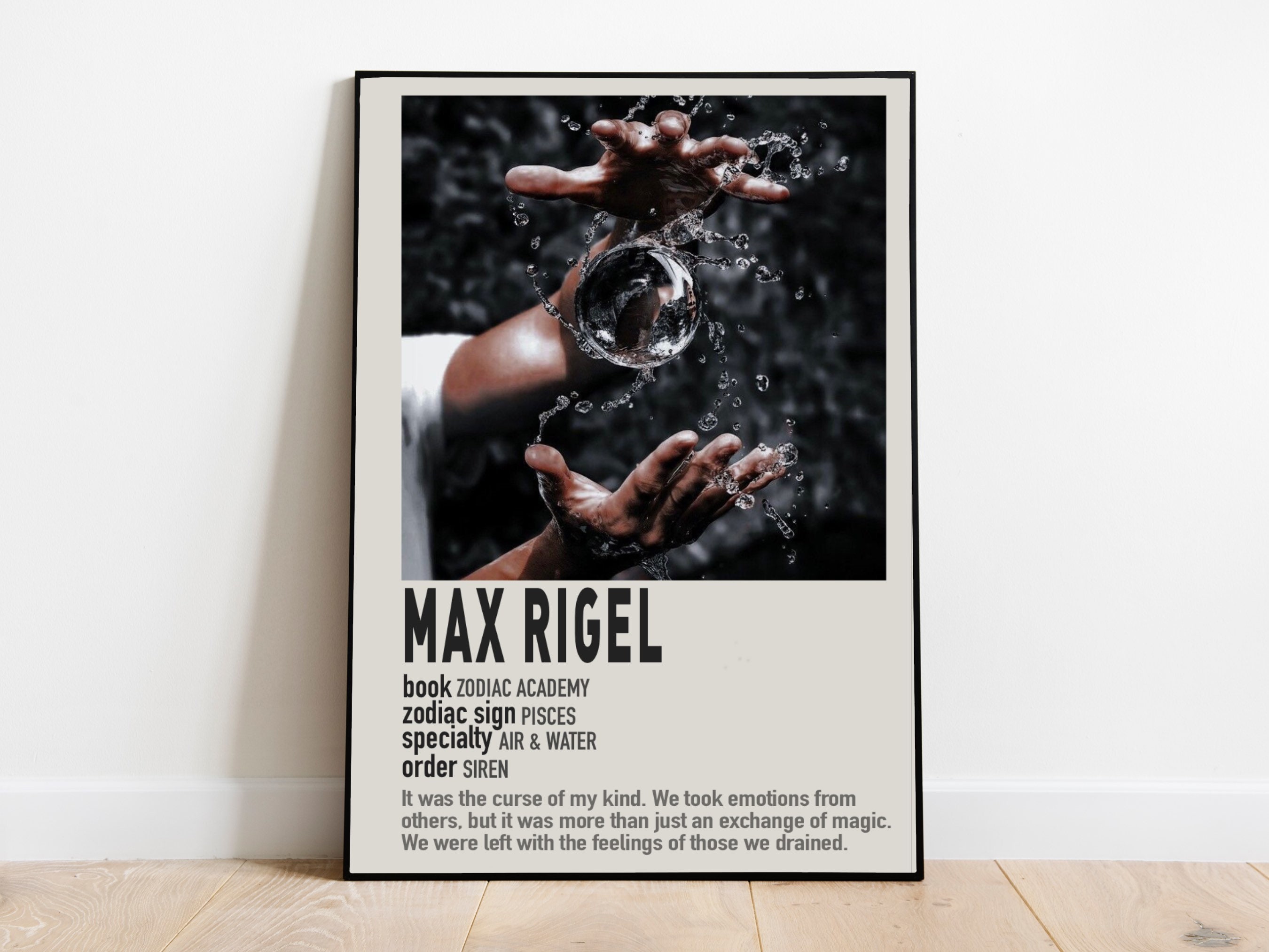 Zodiac Academy Polaroid Poster Celestial Heirs Lance Orion - Etsy