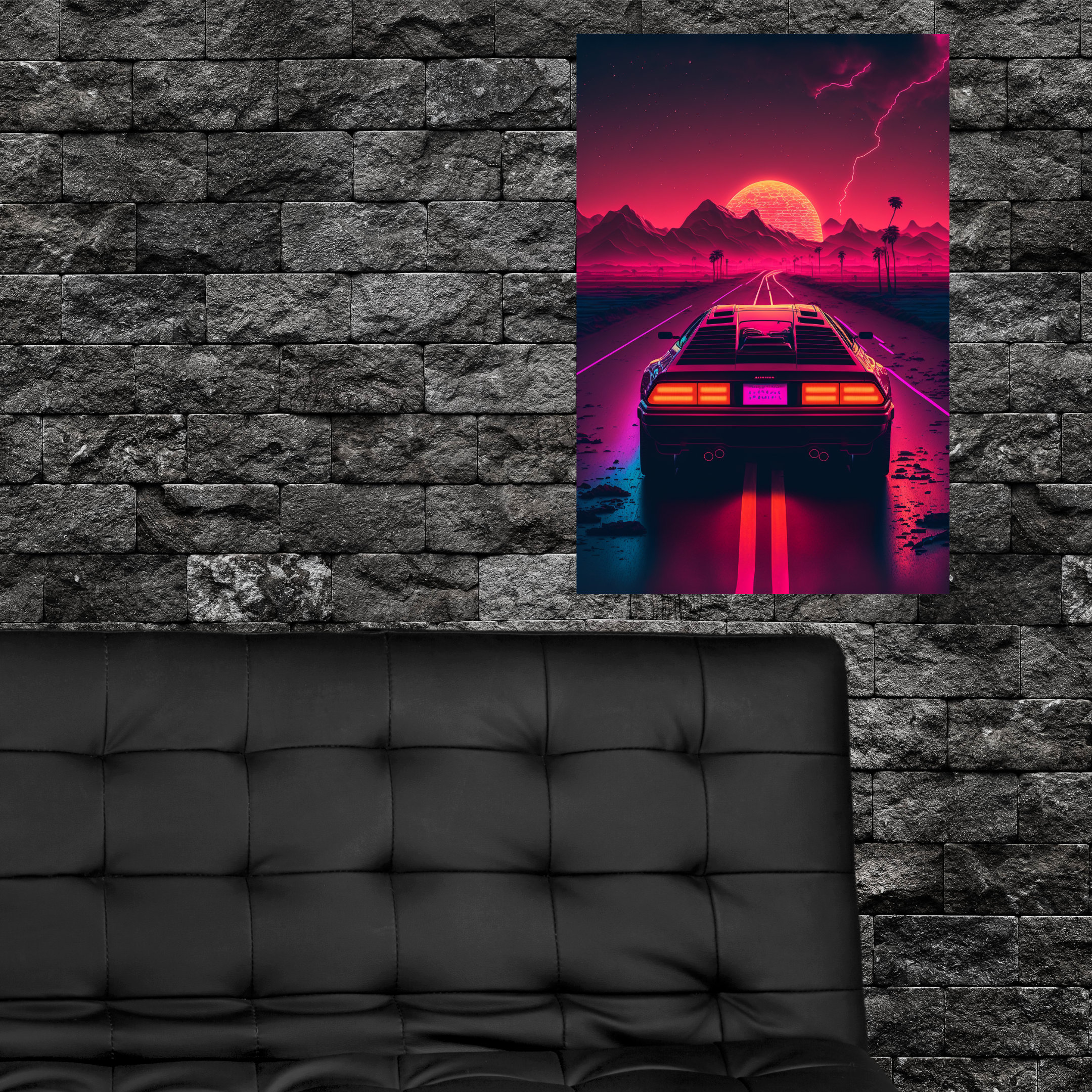 End of World Synth | Retrowave | Synthwave Poster Art | Vaporwave Art ...