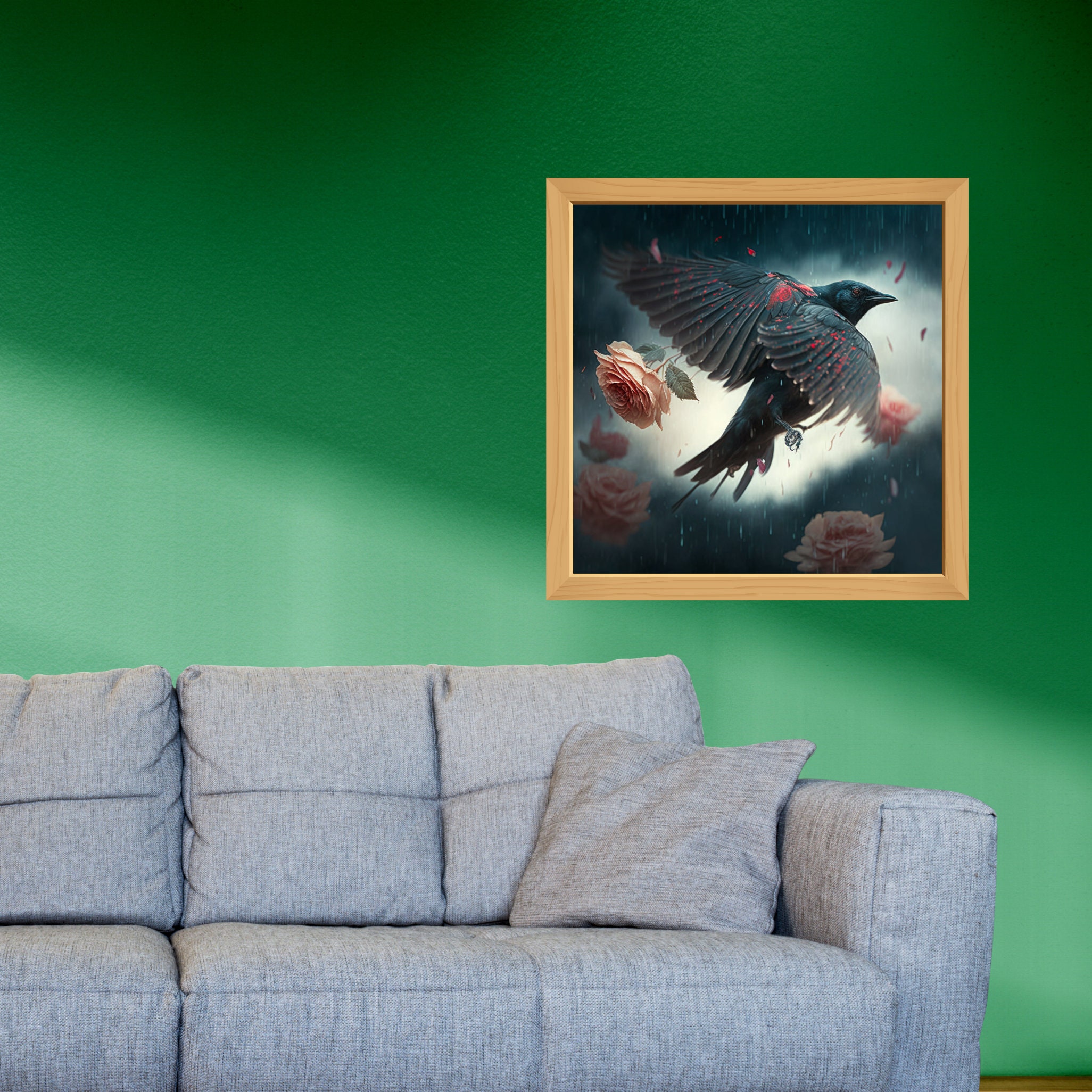 Rosey Crow Gothic Poster 5 Gothic Horror Art Dark Art Wall Artwork ...