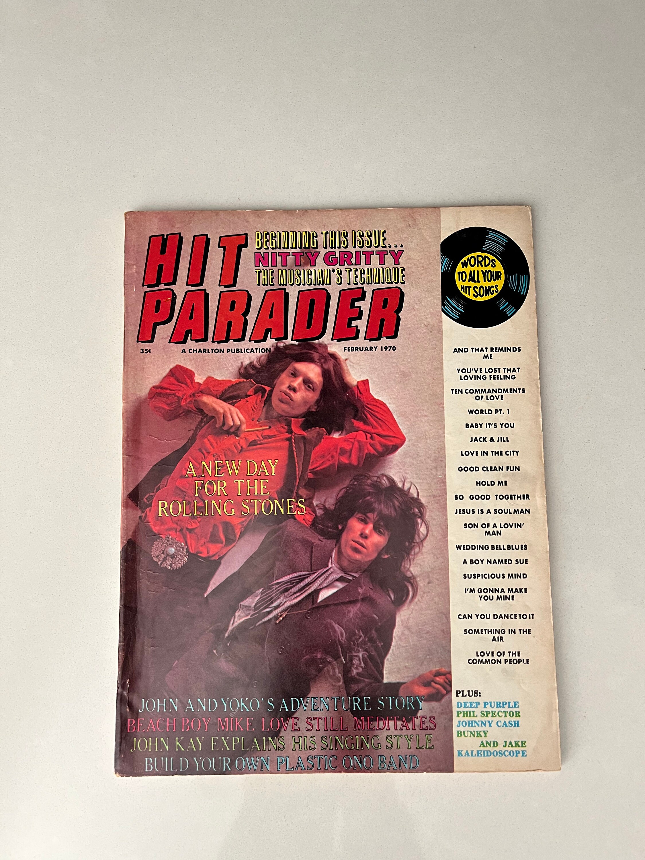 1970 Hit Parader Magazine - Etsy