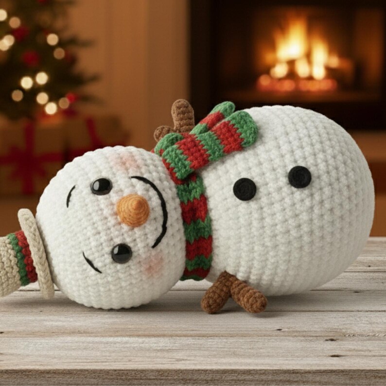 Christmas Snowman Amigurumi Crochet Pattern (PDF Pattern) - Etsy