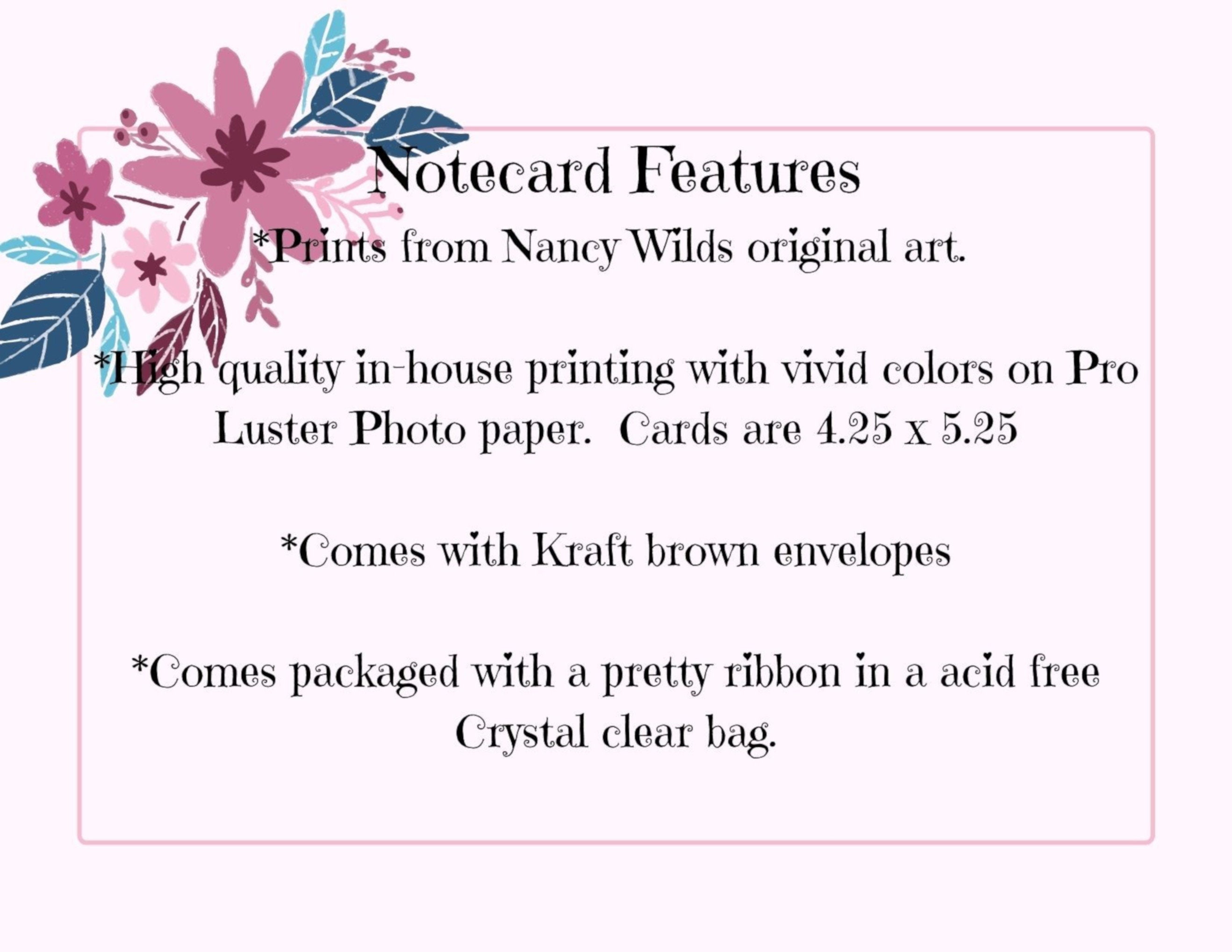 Note Card Sets. You Choose Your Cards Assorted Blank Colorful Sets for ...