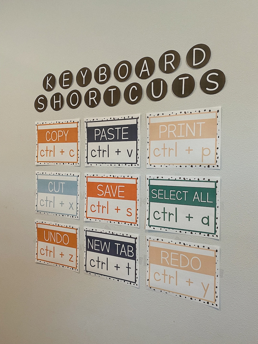 Computer Keyboard Shortcut Posters, Classroom Decor, Classroom Design ...