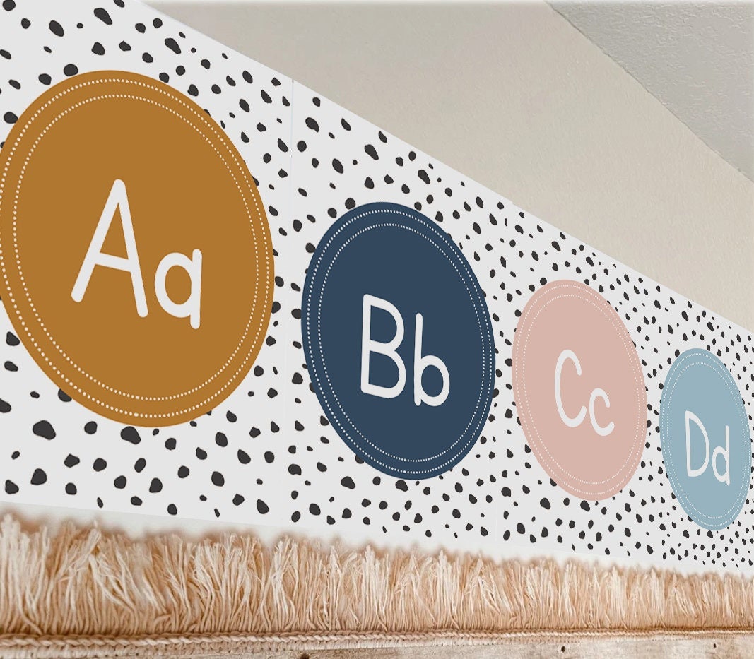 Alphabet Posters, Print, Cursive, and Lined, Classroom Decor, Classroom ...