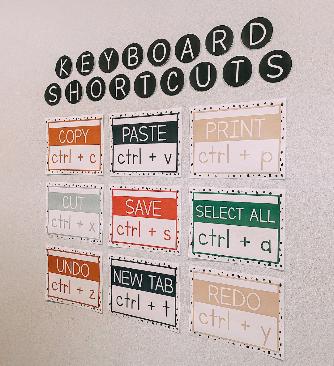 Computer Keyboard Shortcut Posters Classroom Decor Classroom - Etsy