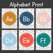 Alphabet Posters, Print, Cursive, and Lined, Classroom Decor, Classroom ...
