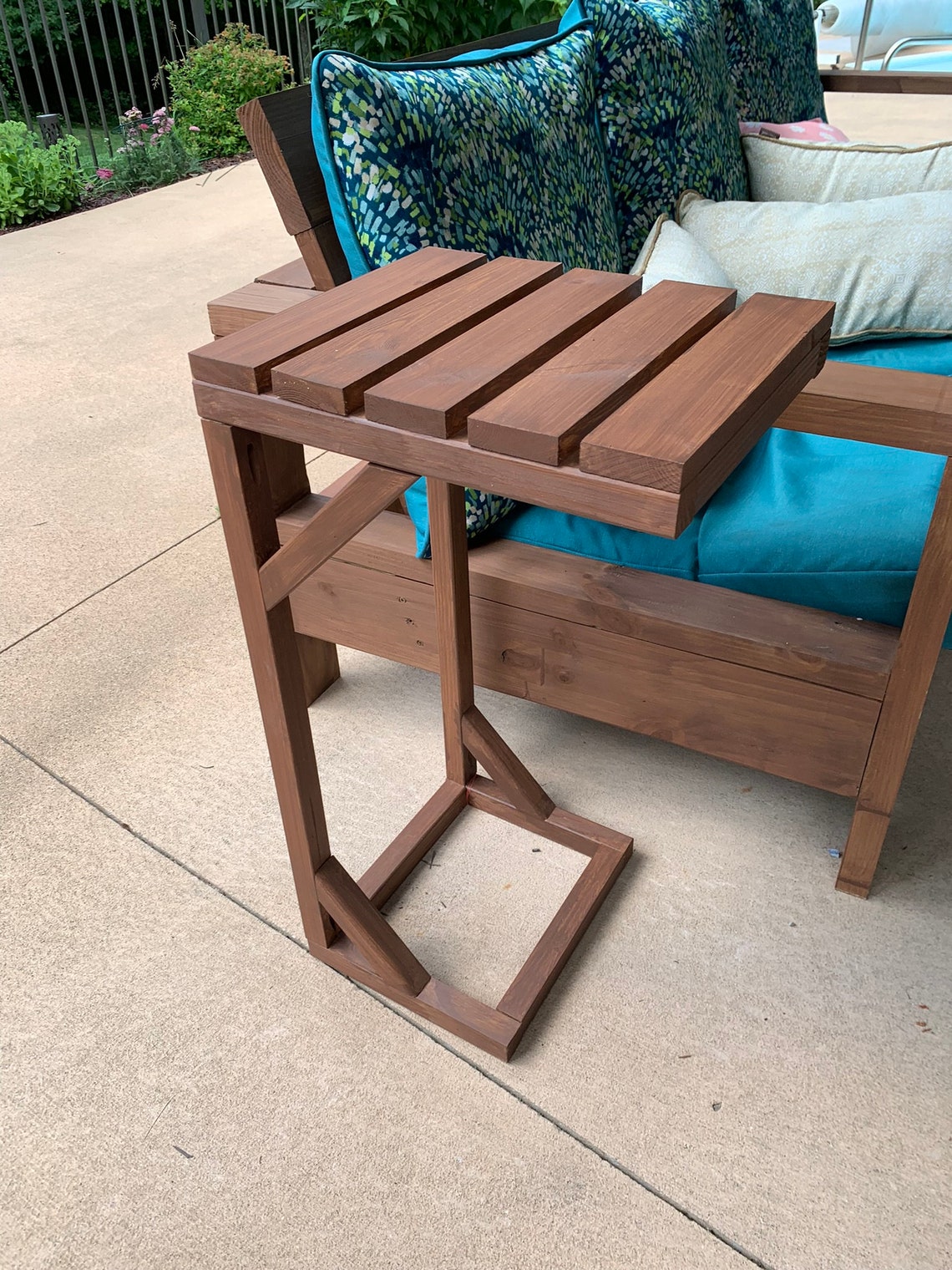 Craftsman Style Side Table Indoor And/or Outdoor - Etsy