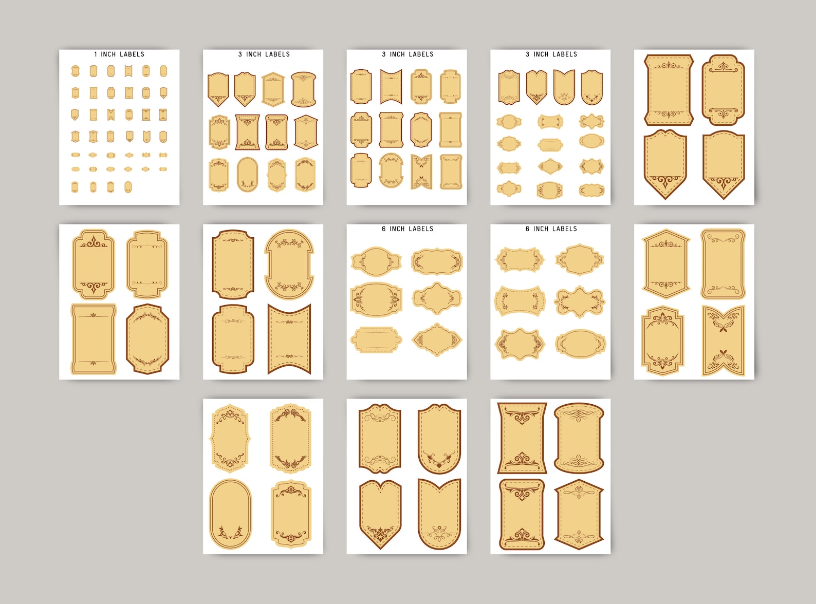 Potion Labels, Apothecary Labels, Vintage Potion Bottle Labels, Blank ...