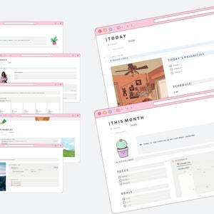 All in One Notion Template, Editable Notion Template, Notion Student ...