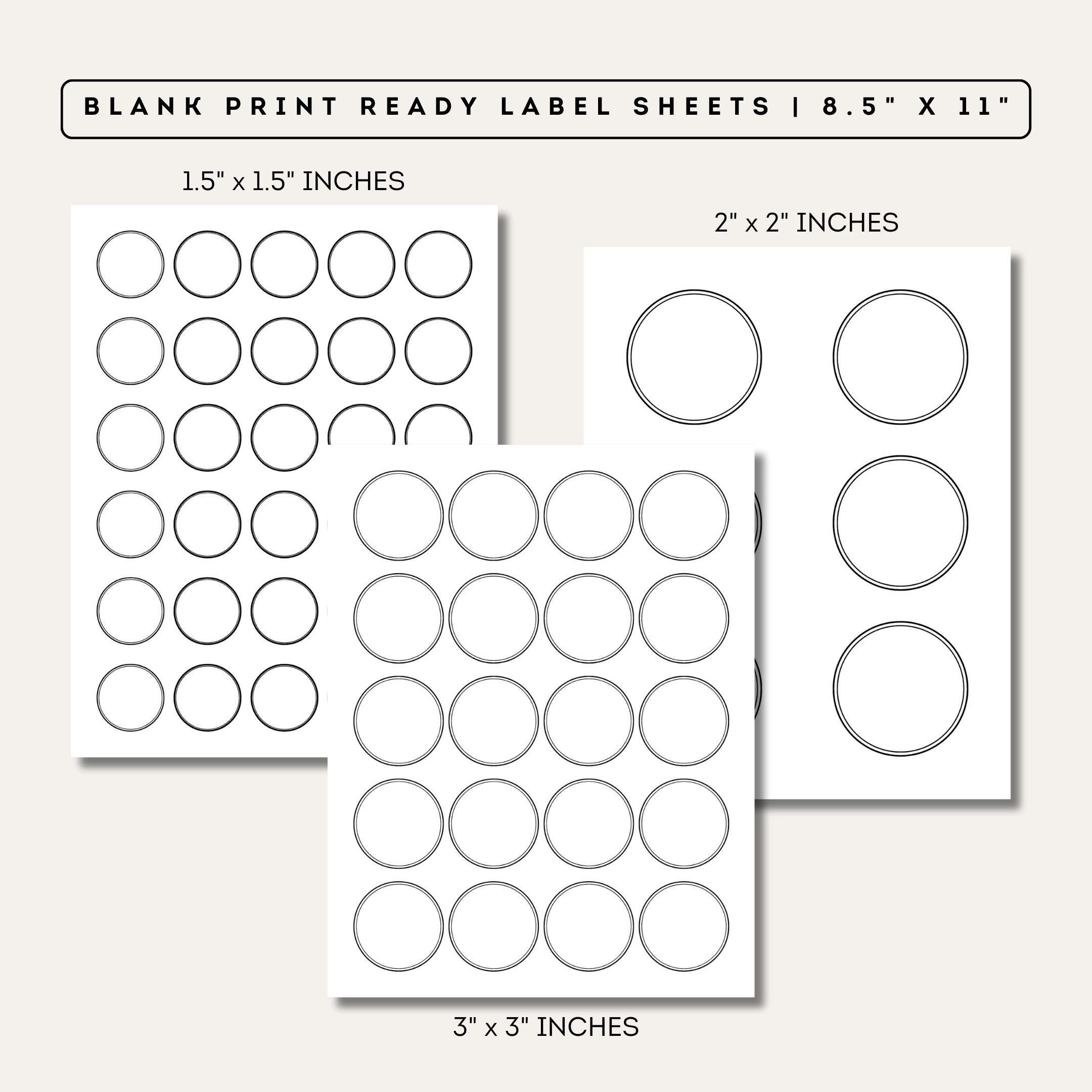 Candle Warning Labels Editable Canva Templates Printable Round Warning ...