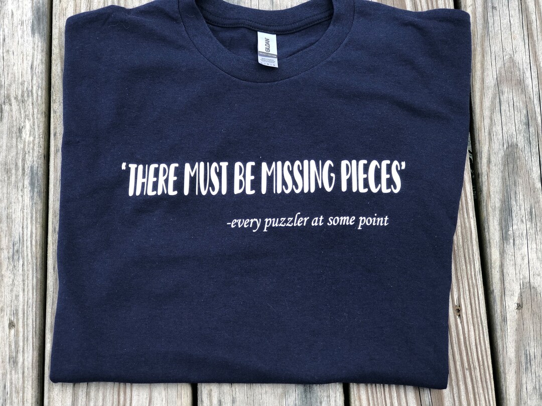 Jigsaw Puzzle Missing Pieces T-shirt - Etsy