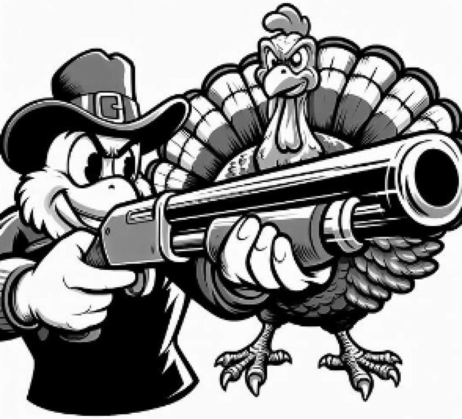 SVG Digital File Turkey Hunt Revenge of the Turkeys Call for Backup ...