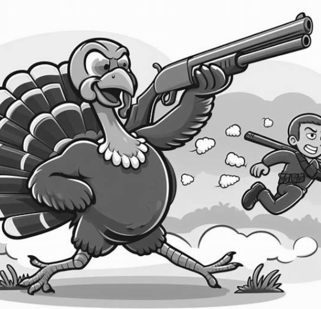 SVG Digital File Turkey Dinner Revenge of the Turkeys Fugitive Turkey ...