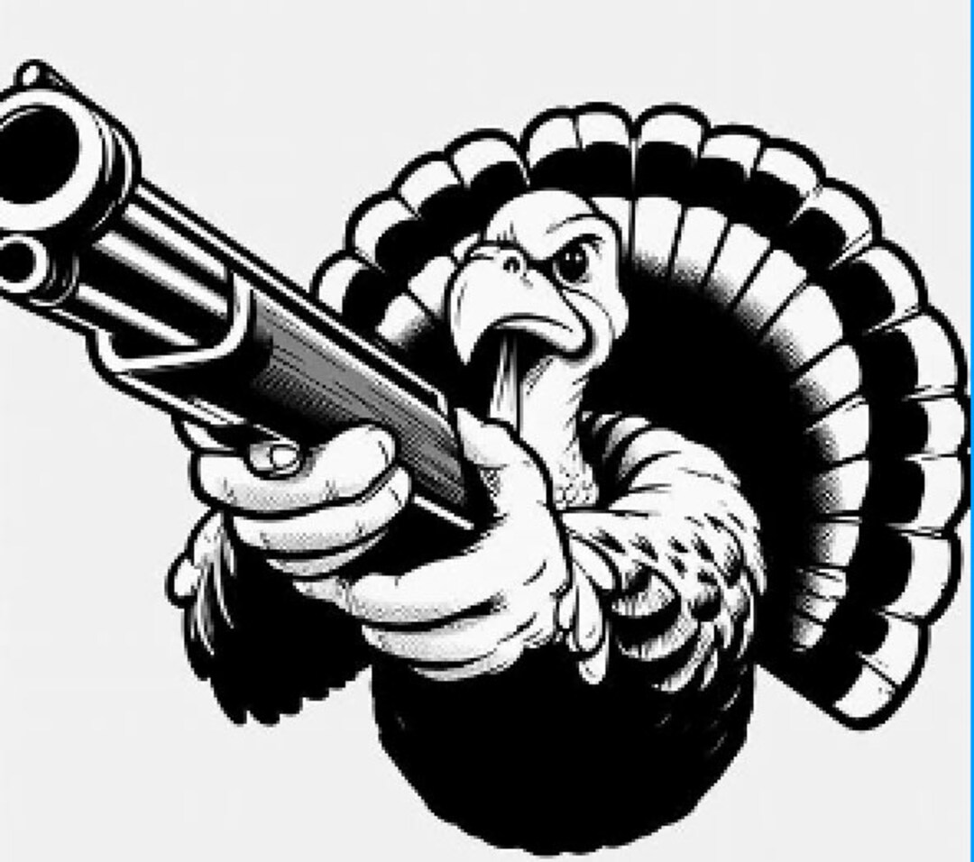 SVG Digital File | Turkey Hunt | Revenge of the Turkeys | Angry Turkey ...