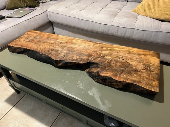 Spalted Maple Slab Charcuterie / Serving Board With Live Edge - Etsy