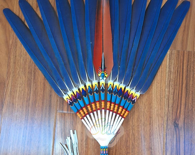 Turaco Peyote Fan - Etsy