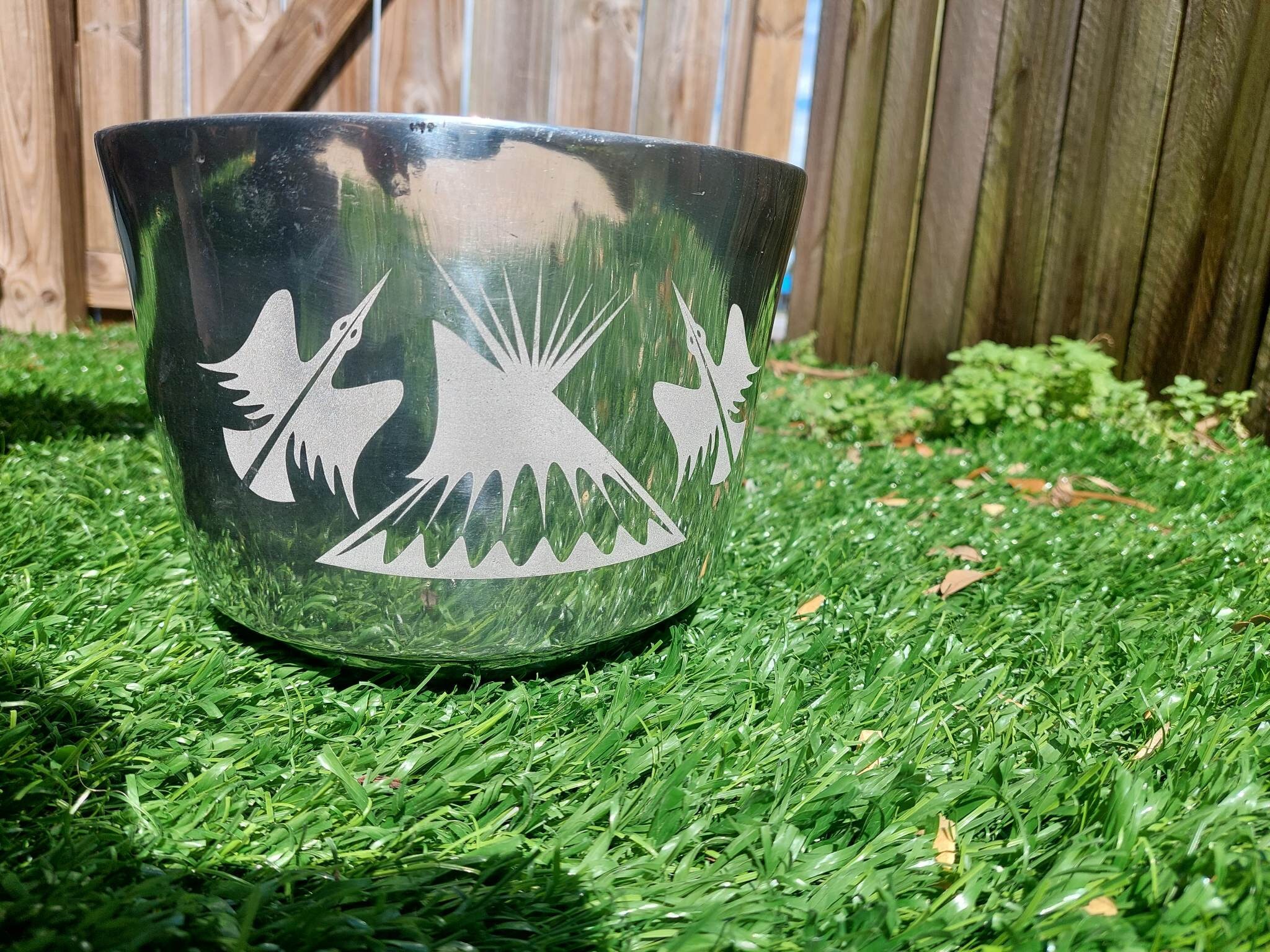 Native American Church Water Drum Size 7 Kettle Aluminum Waterbird ...