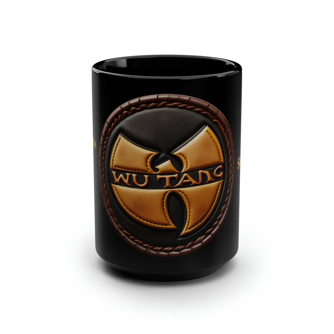 Wu-tang Clad Patch Acronym Black Mug, 15oz - Etsy