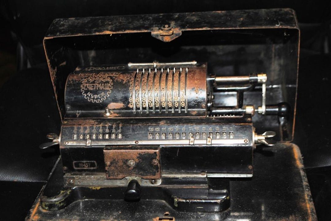 Vintage Mechanical Calculator, Calculator, Soviet Adding Machine - Etsy