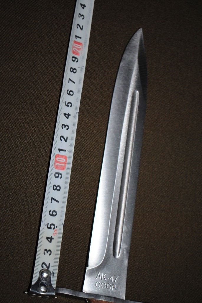 Hunting Knife With a Long Straight Strong Blade. - Etsy