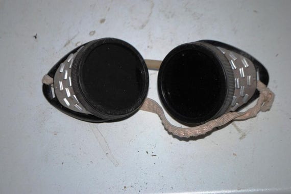 Vintage Soviet Welding Safety Goggles - Gem