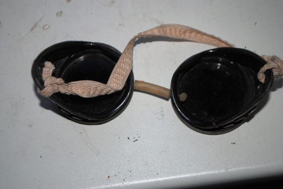 Vintage Soviet Welding Safety Goggles - Gem