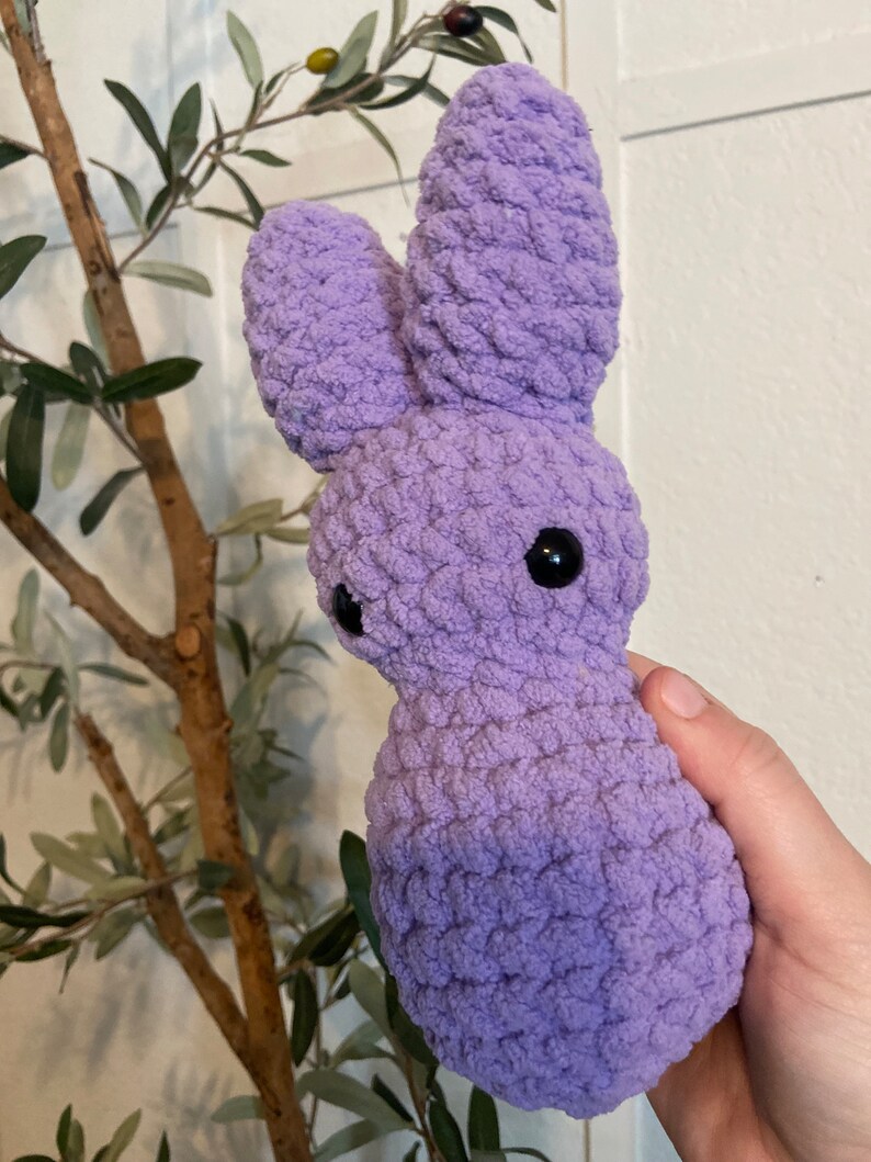 Purple Peep Crochet Plushie Stuffed Animal Toy - Etsy