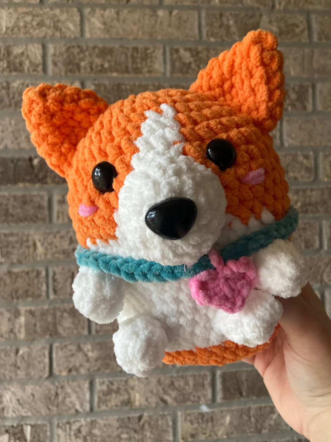 Chonky Corgi Crochet Plush - Etsy