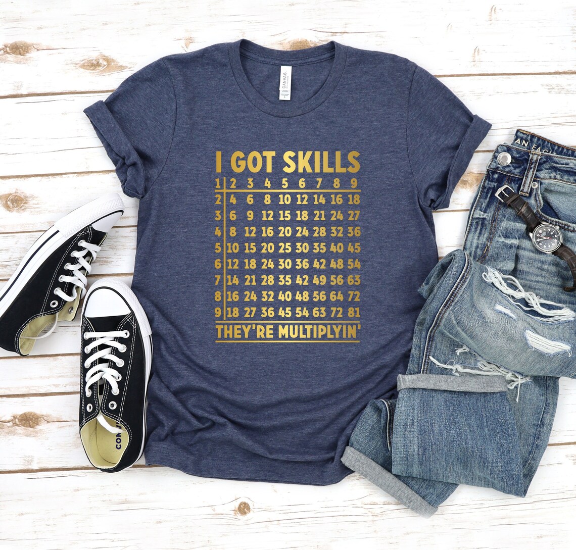 Math Teacher Shirt, Math Teacher Gift, Math Skills T-shirt, Christmas ...