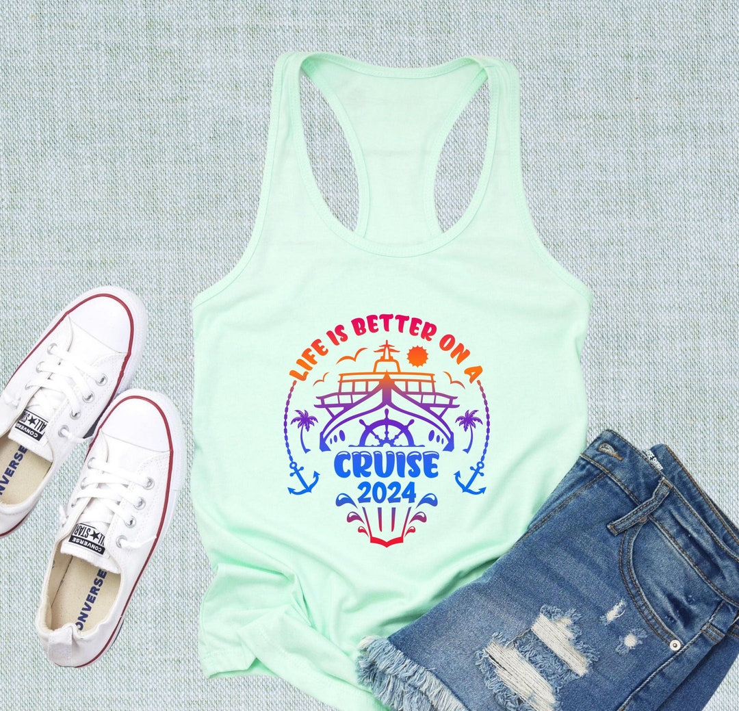 Life is Better Cruise Tank Top, Fun Family Matching Shirt for Cruise ...