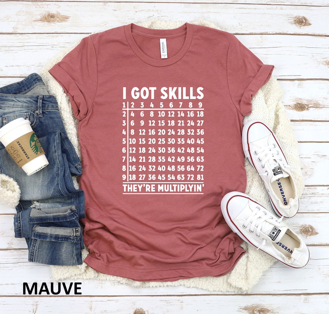 Math Teacher Shirt, Math Teacher Gift, Math Skills T-shirt, Christmas ...