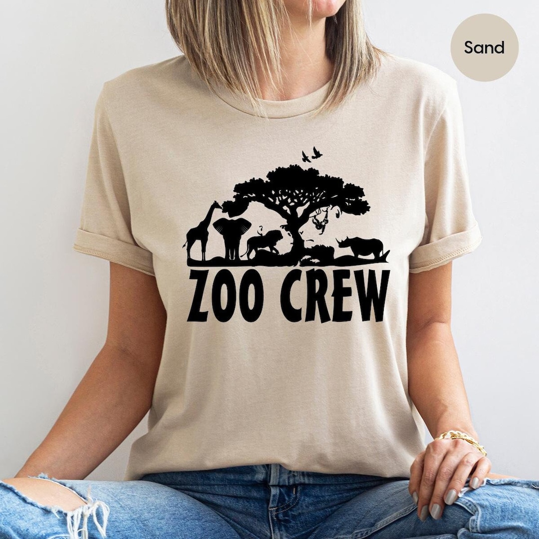 Zoo Crew T-shirt, Zoo Animal Tee, Animal Shirt, Safari Adventure Tee ...