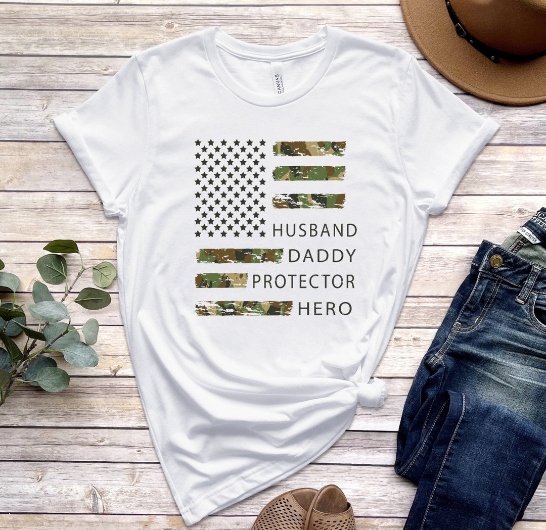 Husband Daddy Protector Hero Shirt, Father’s Day Shirt, Dad Gift, Daddy ...
