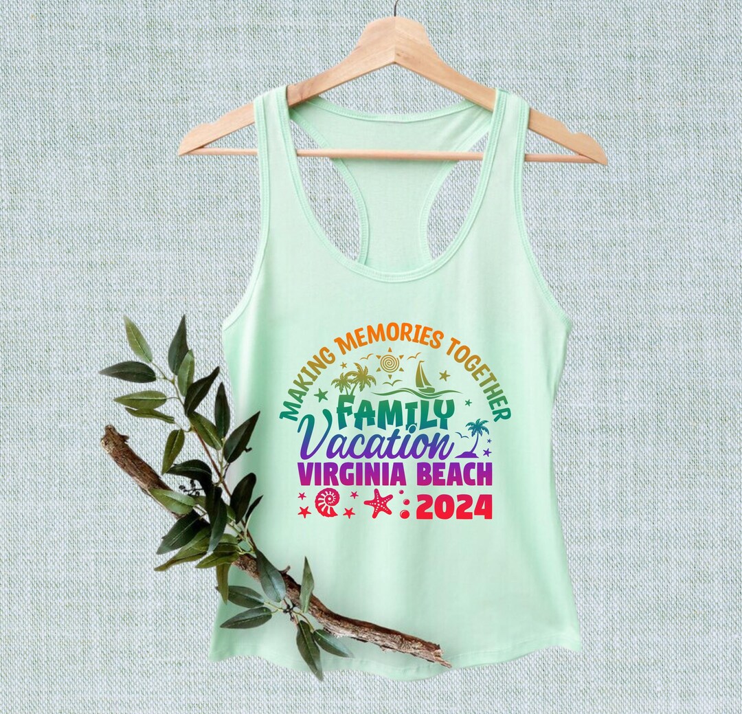 Virginia Beach 2025, Beach Tank Top, Beach Shirt, Virginia Tank, Summer ...