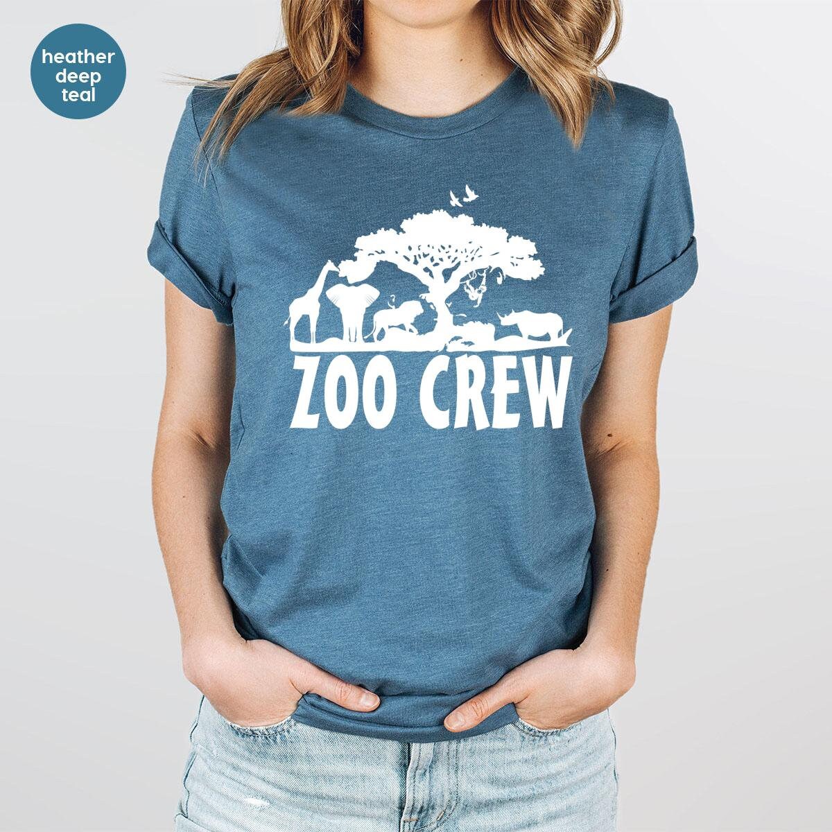 Zoo Crew T-shirt, Zoo Animal Tee, Animal Shirt, Safari Adventure Tee ...